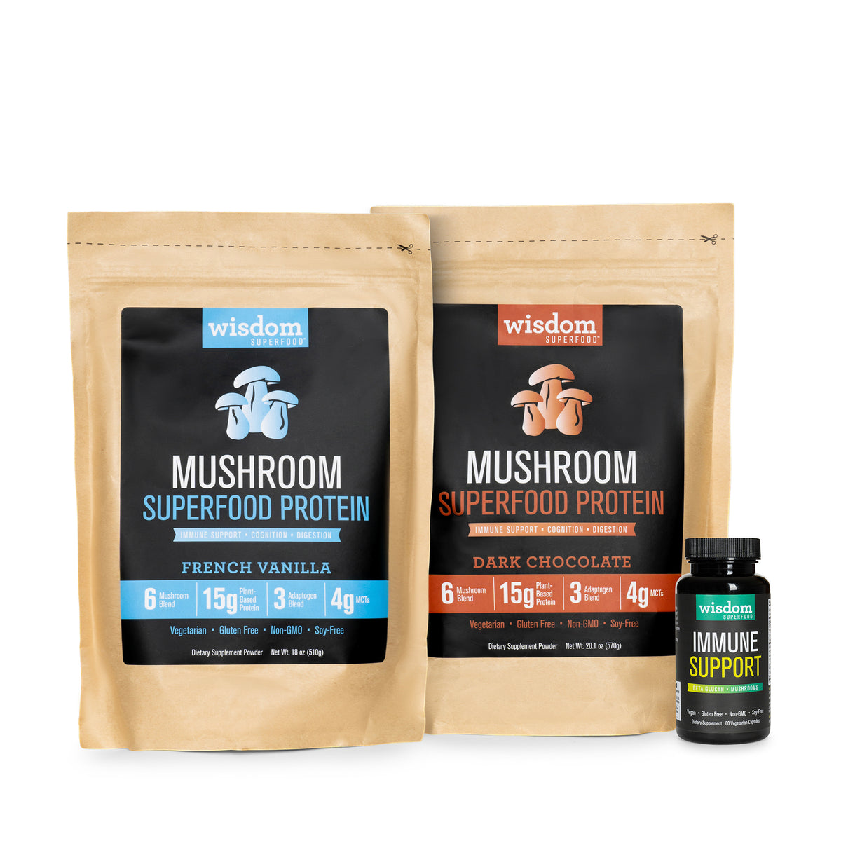 Wisdom Super Bundle | Protein + Immune Support | Wisdom Superfood